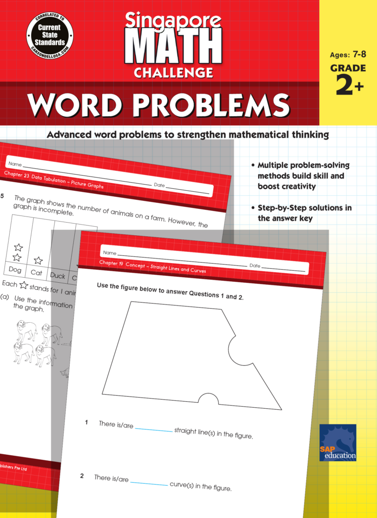 [Sách] Singapore Math Challenge WORD PROBLEMS Grade 2+ (ages : 7-8 ...