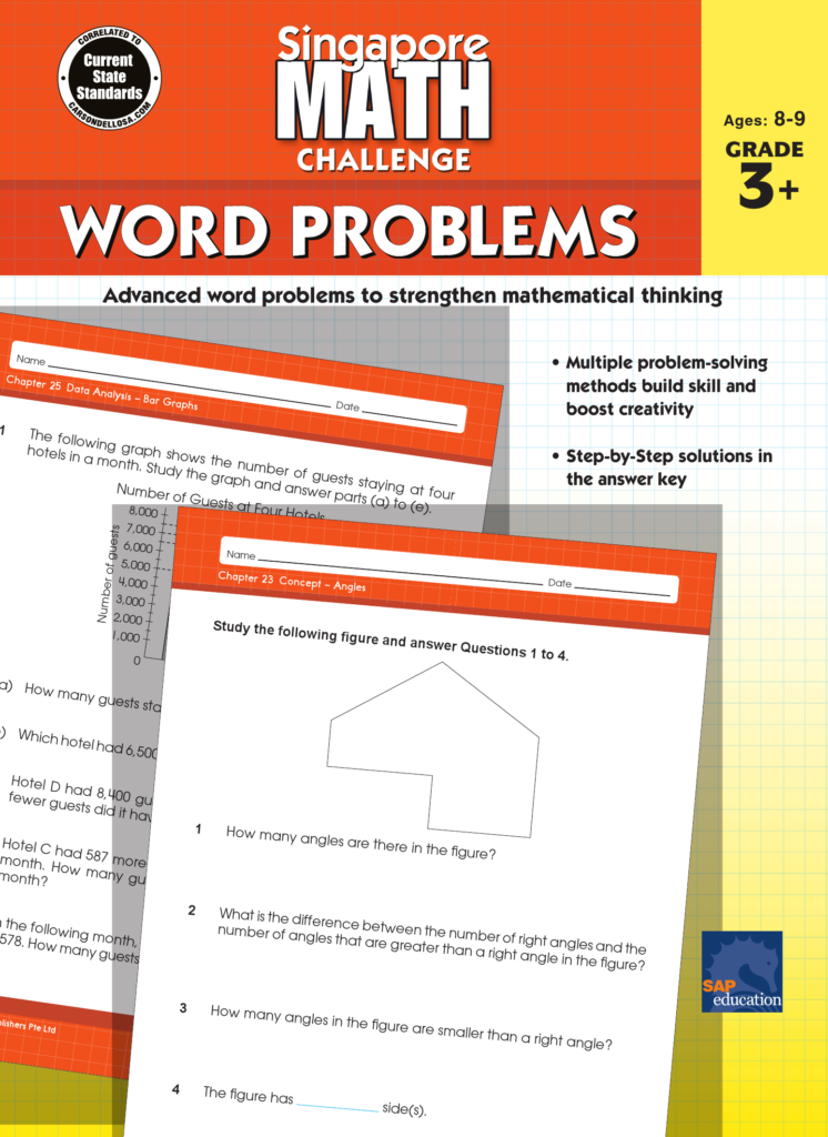 [Sách] Singapore Math Challenge WORD PROBLEMS Grade 3+ (ages : 8-9 ...