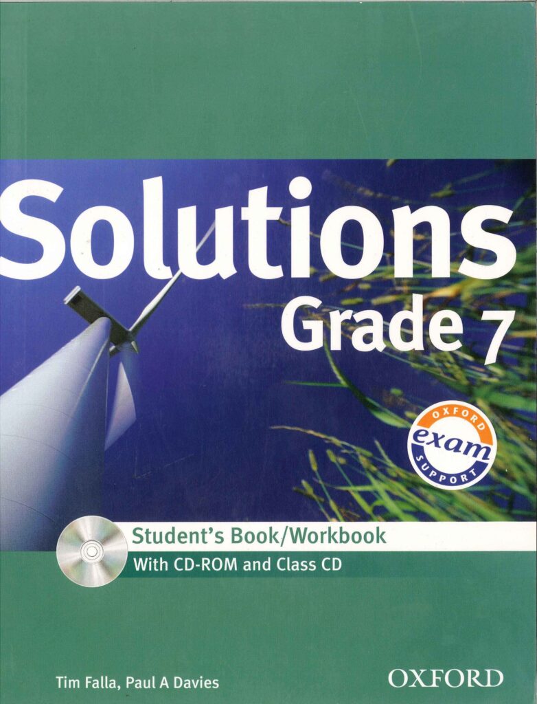 [Sách] Solutions grade 7 Student’s Book/Workbook – sách giấy gáy xoắn ...