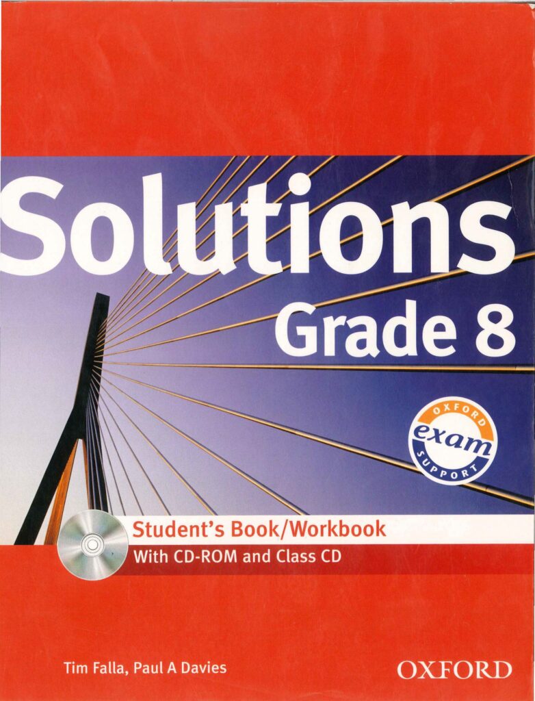 [Sách] Solutions grade 8 Student’s Book/Workbook – sách giấy gáy xoắn ...