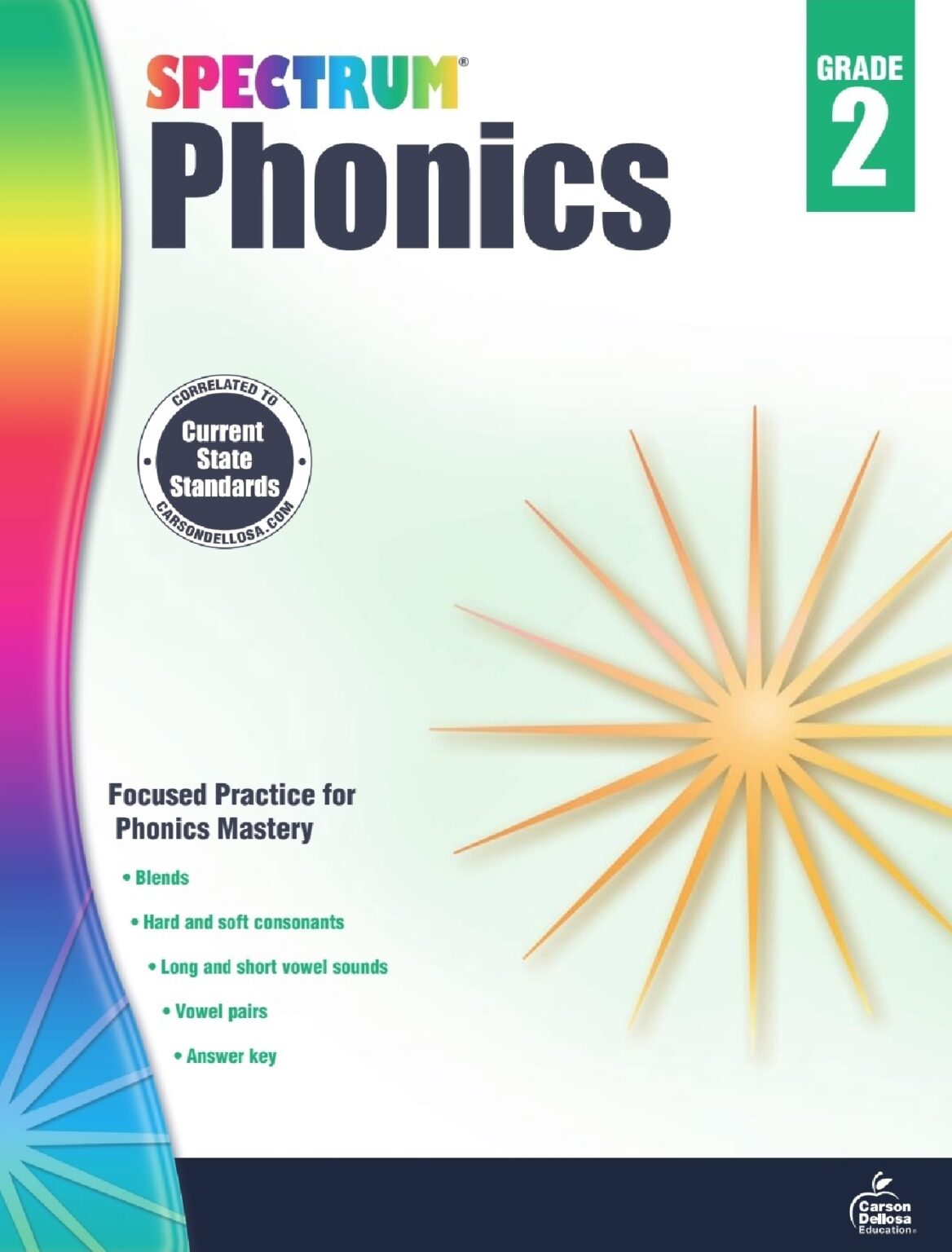 [Sách] Spectrum Grade 2 – PHONICS (có kèm đáp án) – Sách giấy gáy xoắn ...