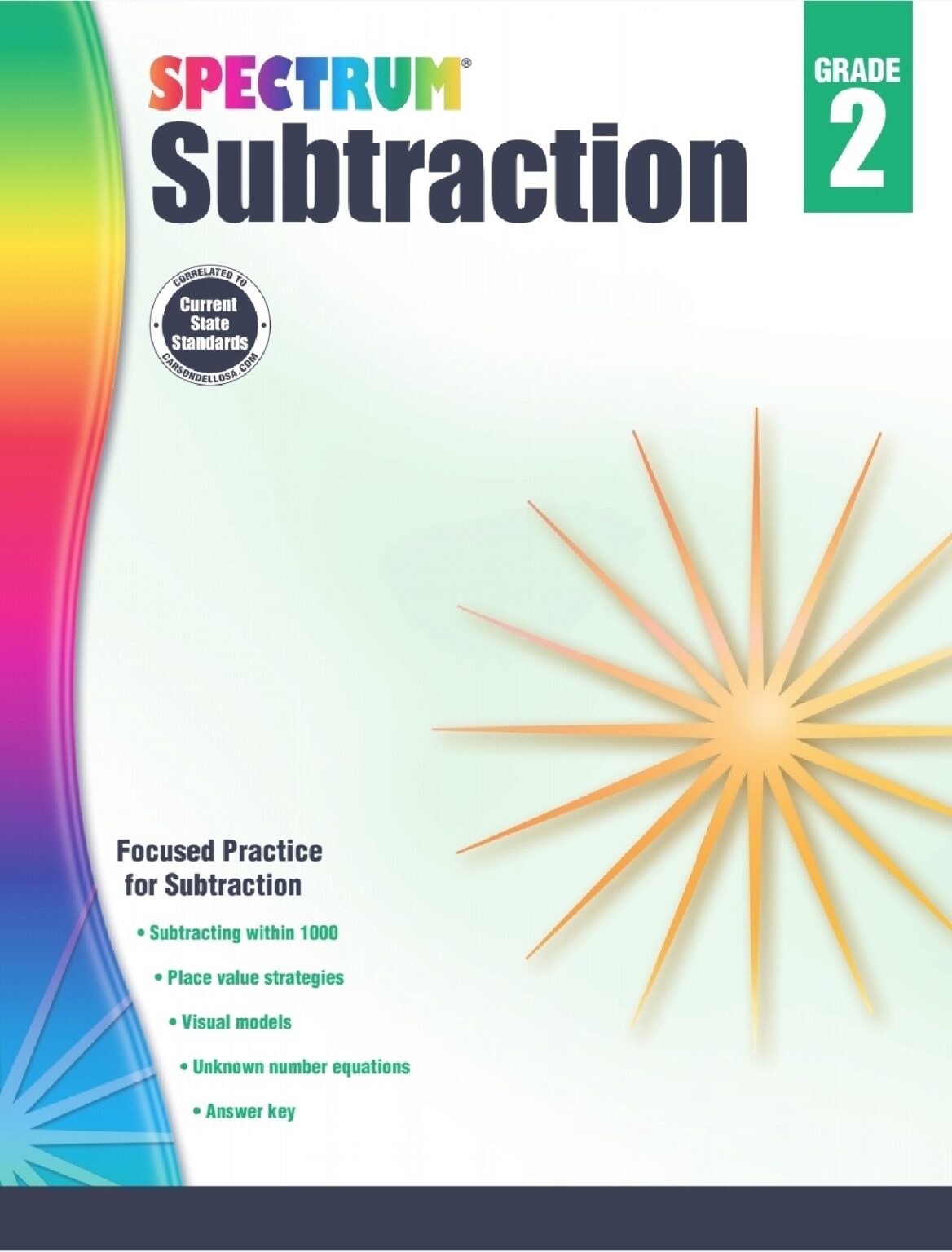 [Sách] Spectrum Grade 2 – SUBTRACTION (có kèm đáp án) – Sách giấy gáy ...