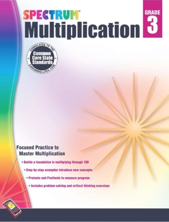 [Sách] Spectrum Grade 3 – MULTIPLICATION (có kèm đáp án) – Sách giấy ...