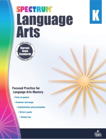 [Sách] Spectrum Grade K – LANGUAGE ARTS (có kèm đáp án) – Sách giấy gáy ...