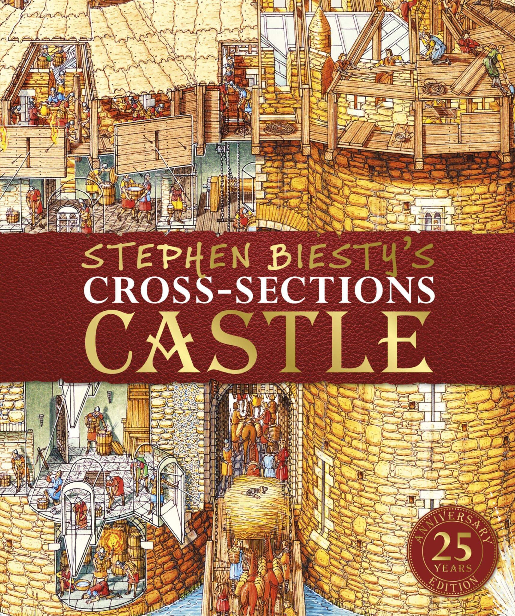 [Sách] Stephen Biestys Cross Sections Castle by Stephen Biesty, Richard ...