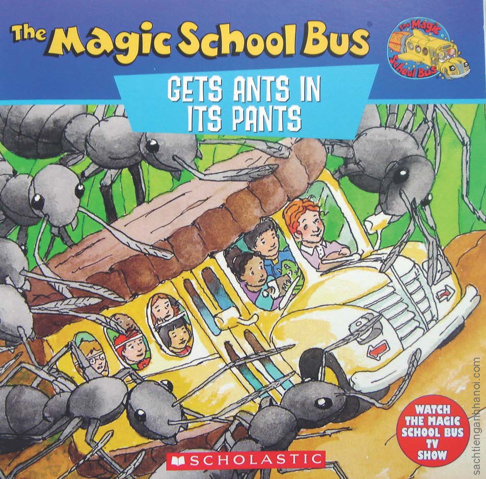[Sách] The Magic School Bus Gets Ants In Its Pants – Sách giấy gáy xoắn - Sách Tiếng Anh Sài Gòn