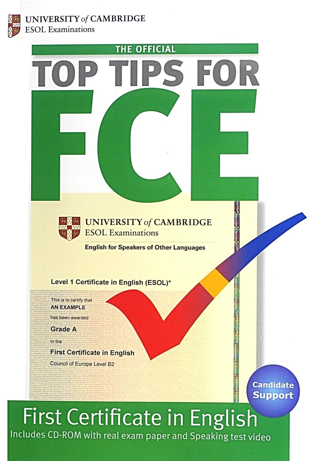 [Sách] The Official Top Tips for FCE First Certificate in English ...