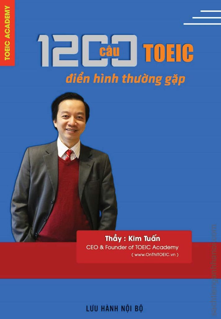 [Sách] TOEIC Academy:1200 Câu TOEIC Điển Hình Thường Gặp – Sách giấy gáy xoắn - Sách Tiếng Anh ...