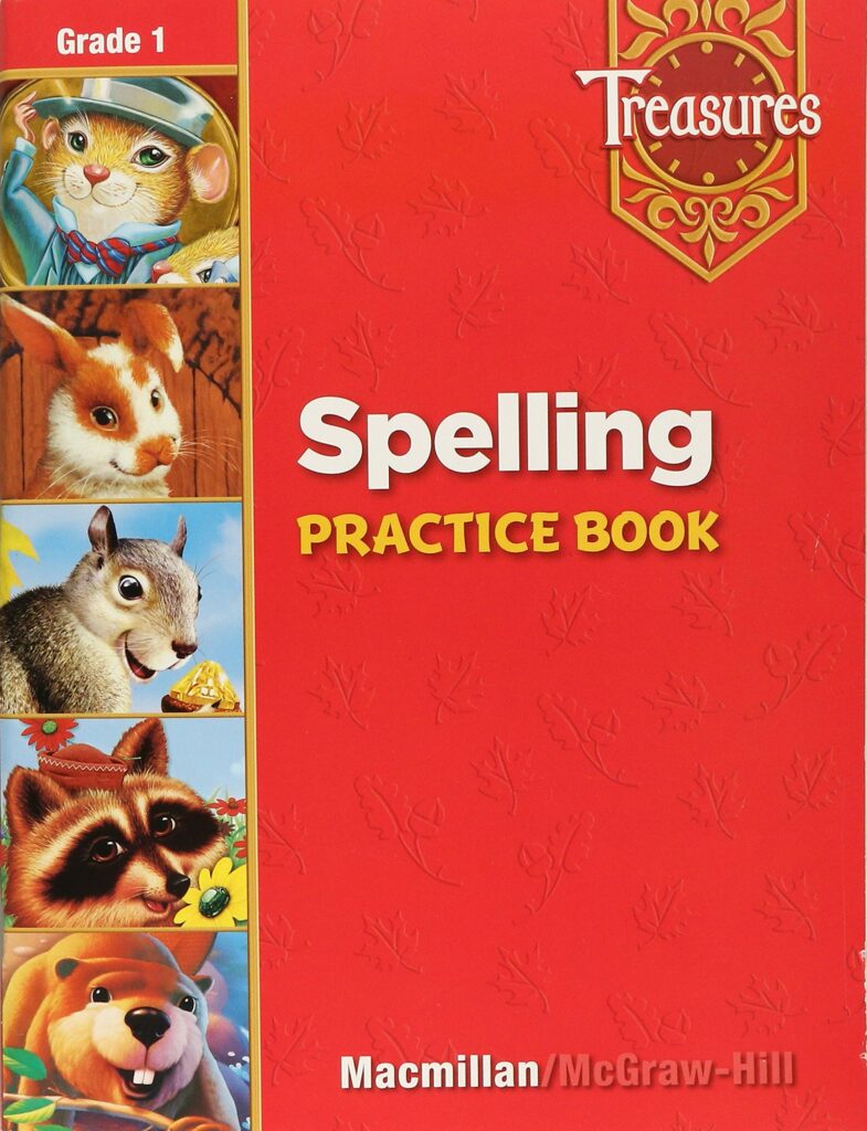 [Sách] Treasures Spelling Practice Book, Grade 1 – Sách giấy gáy xoắn ...