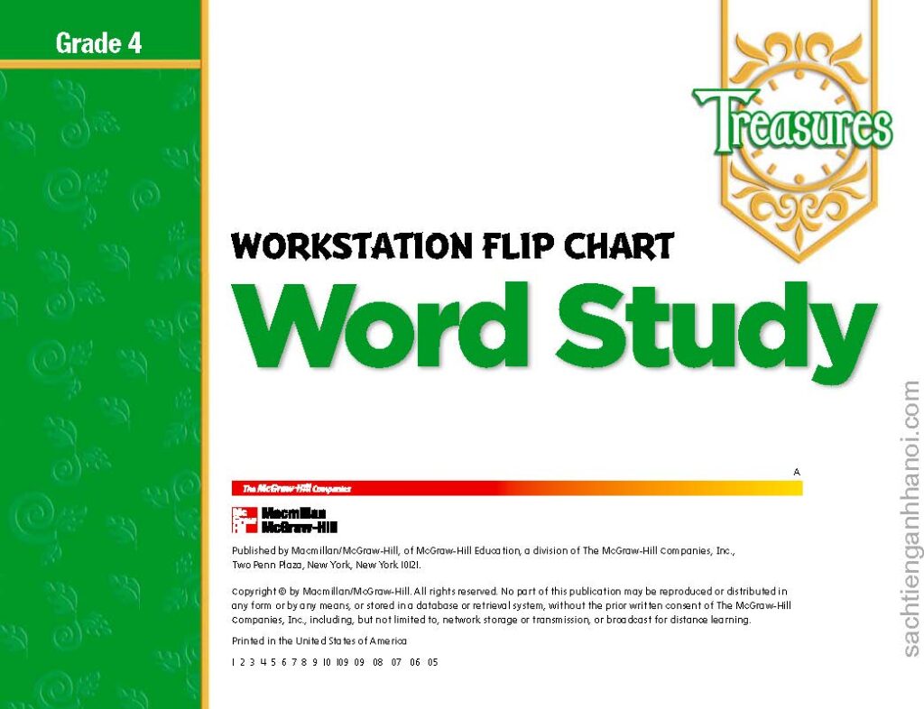 [Sách] Workstation Flip Chart Grade 4: Work Study – Sách giấy gáy xoắn ...