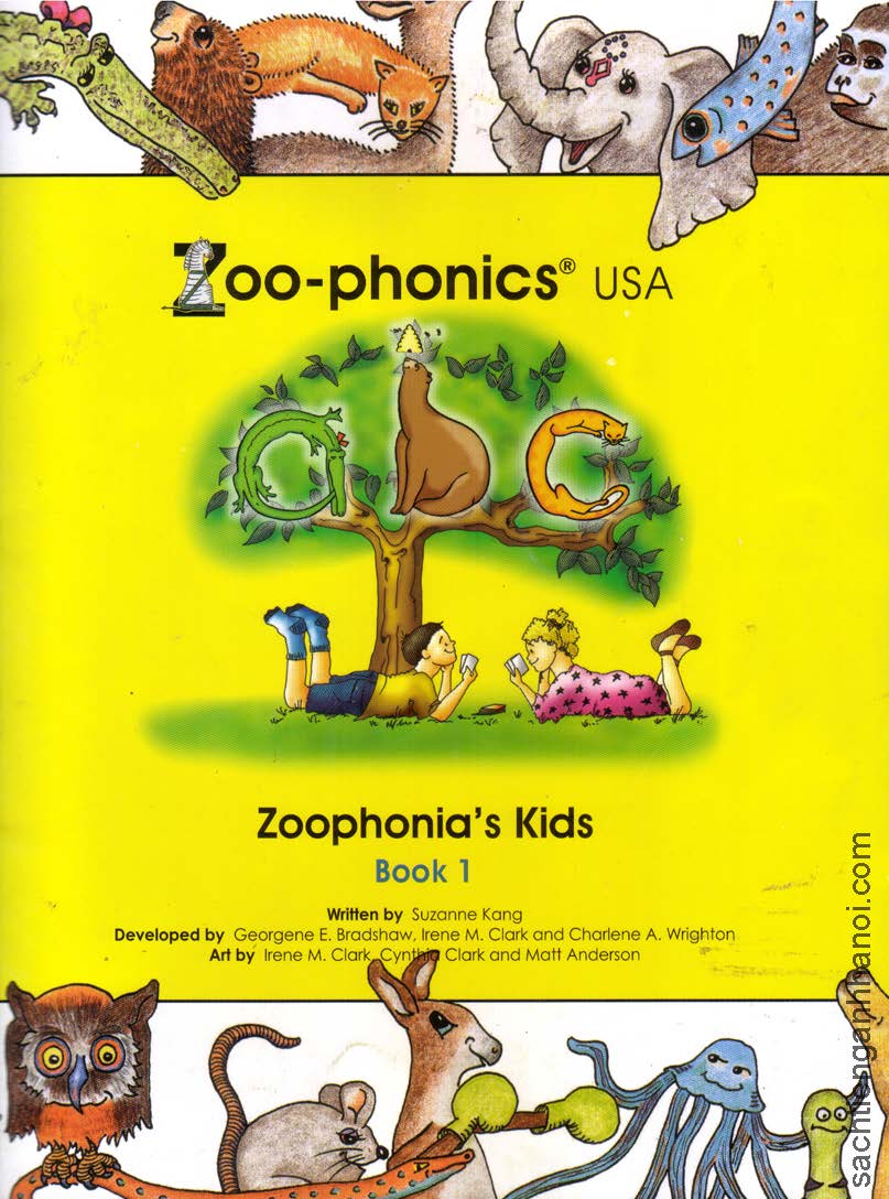 [Sách] Zoo Phonics USA – Zoophonia’s Kids Book 1 – Sách giấy gáy xoắn ...