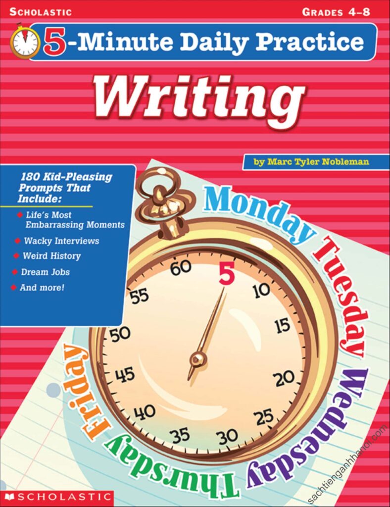 [Sách] 5-Minute Daily Practice: Writing (Grades 4-8) – Sách giấy gáy ...