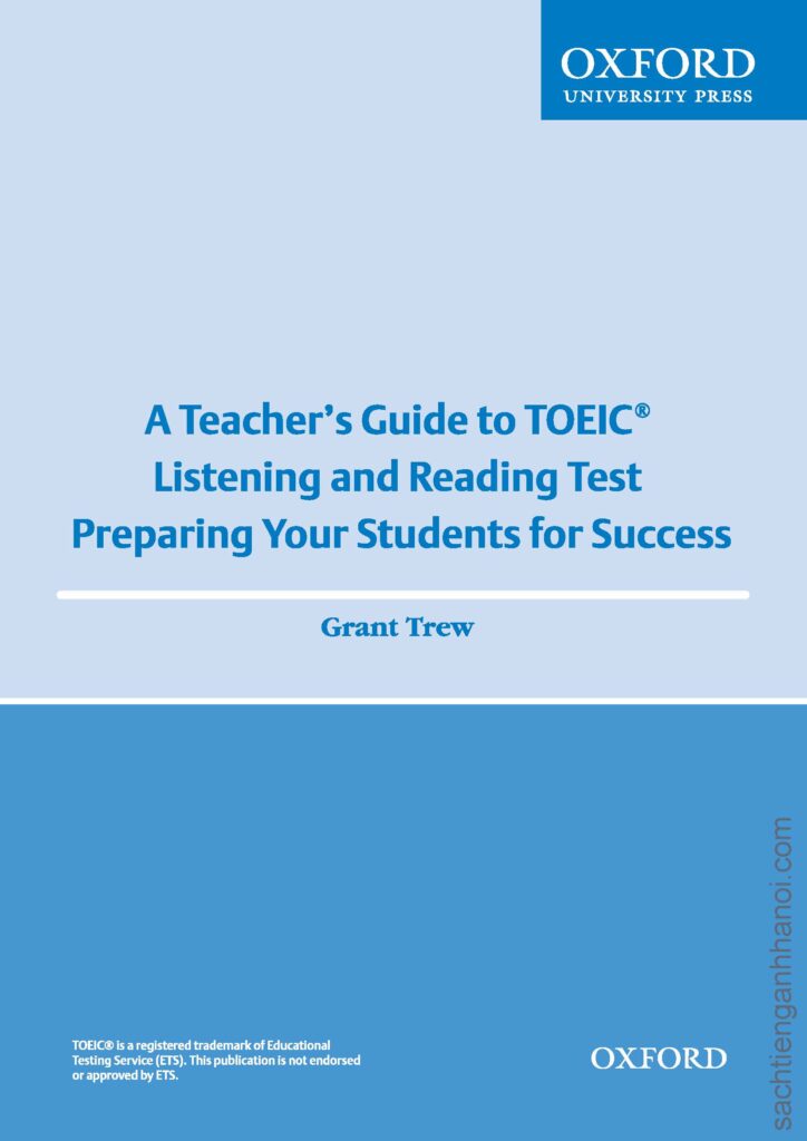 [Sách] A Teacher’s Guide to TOEIC Listening and Reading Test Preparing ...