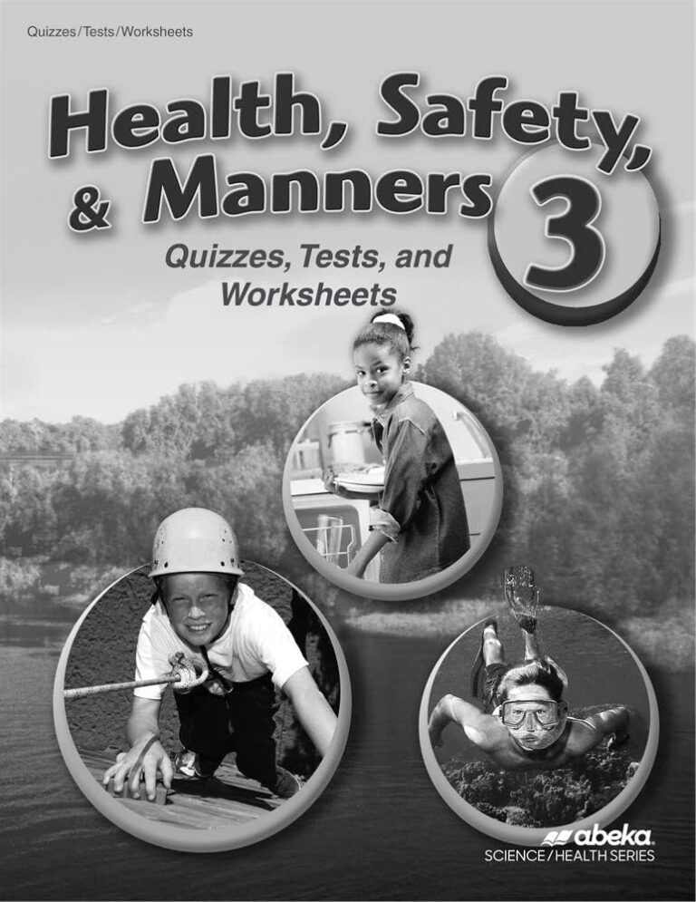 [Sách] Abeka Grade 3 : Health Safety _ Manners 3 Quizzes, Test and ...