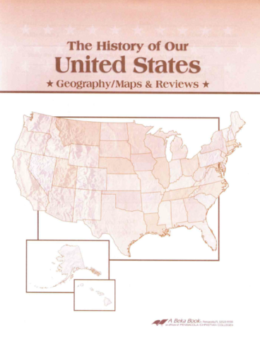 [Sách] Abeka Grade 4 : The History of Our United States Geography Maps ...