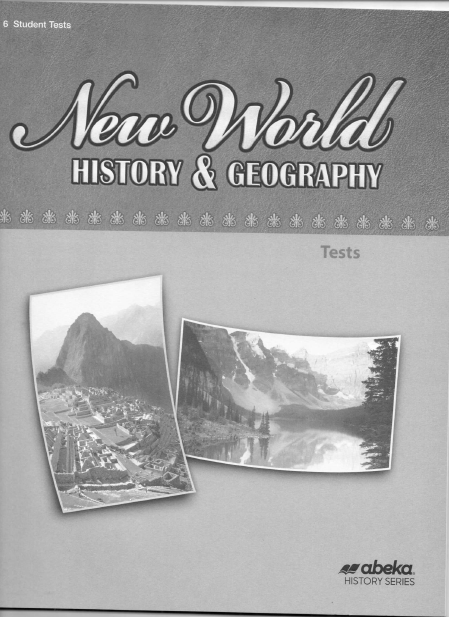 [Sách] Abeka Grade 6 : New World History _ Geography Tests Abeka ...