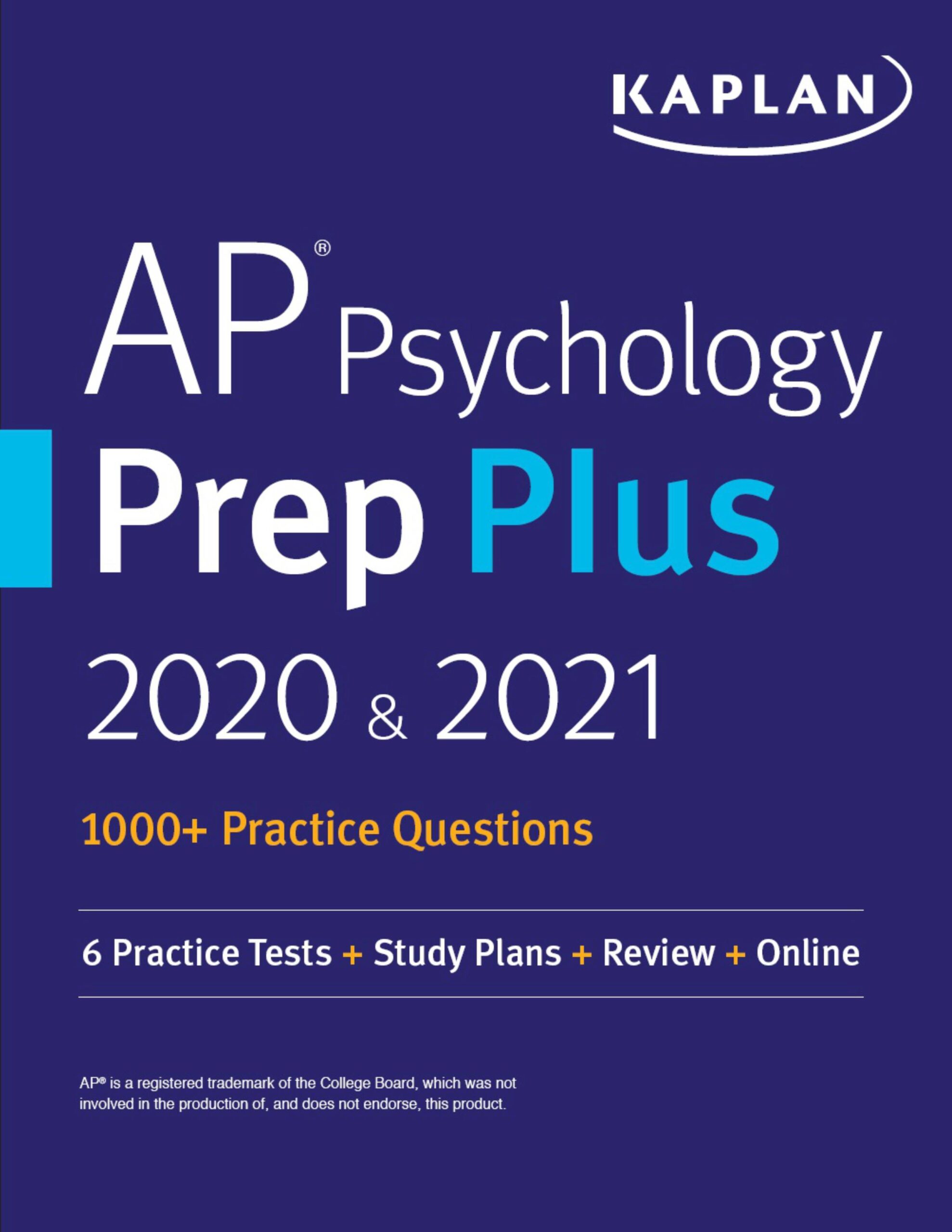 [Sách] AP Psychology Prep Plus 2020 & 2021: 6 Practice Tests + Study ...