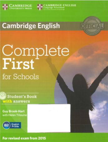 [Sách] Cambridge Complete First for Schools (1st edition 2014) Student ...