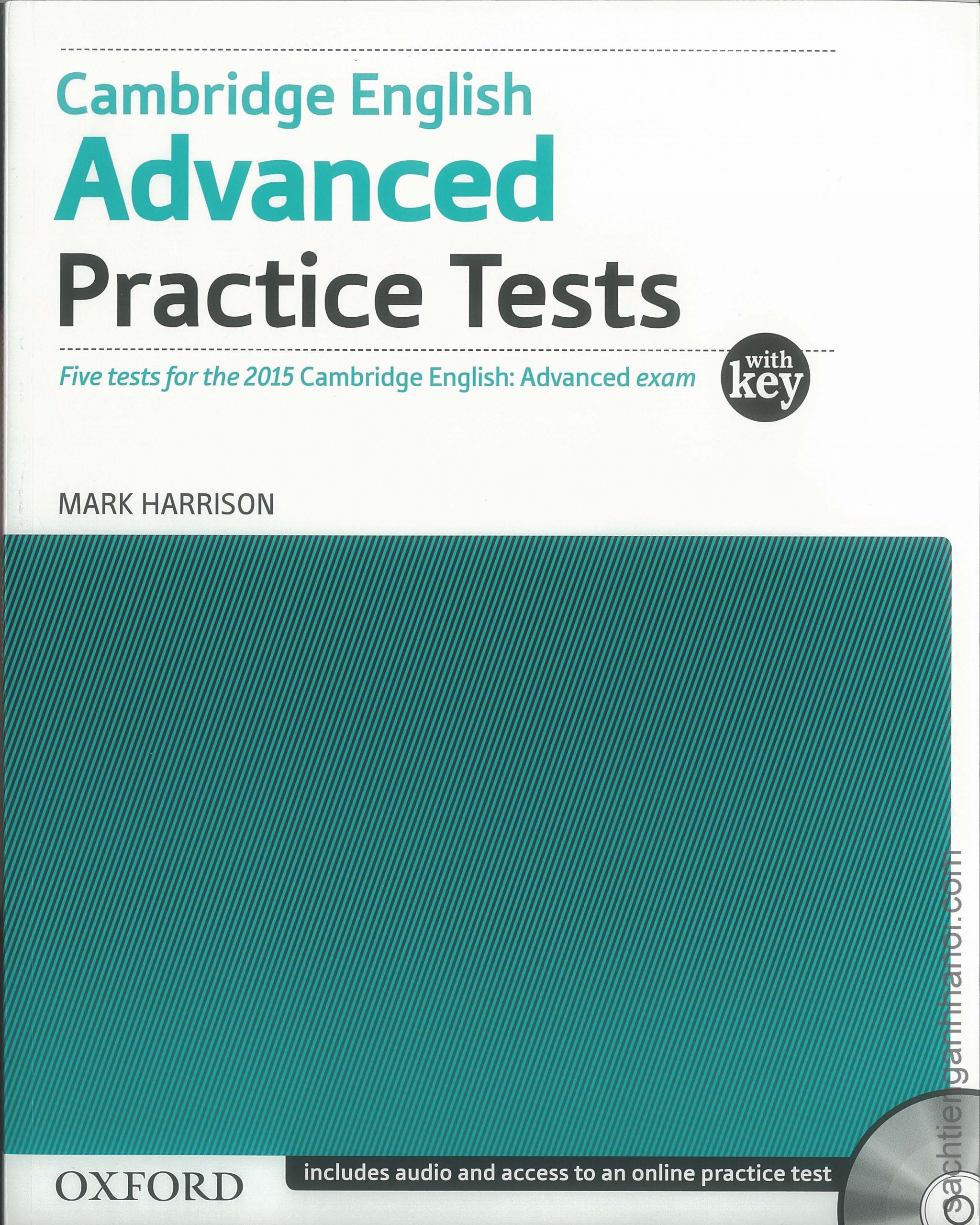 [Sách] Cambridge English Advanced Practice Tests with Key 2015 by Mark ...