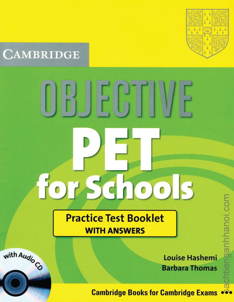 [Sách] Cambridge Objective PET for Schools Practice Test Booklet with ...