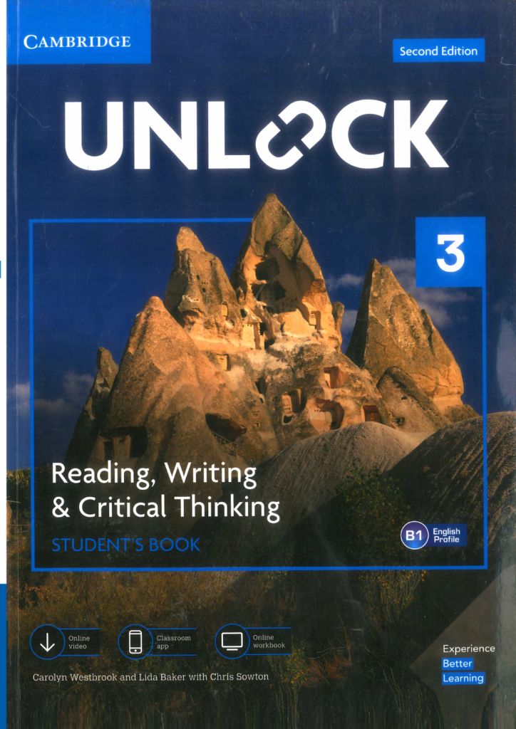 [Sách] Cambridge UNLOCK Level 3 SECOND EDITION Reading Writing Critical Thinking – Sách giấy gáy ...