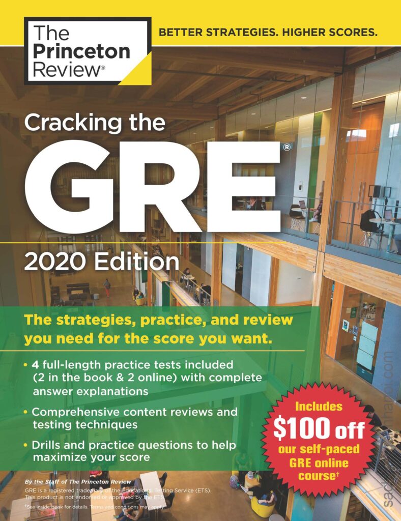[Sách] Cracking The GRE With 4 Practice Tests, 2020 Edition The ...