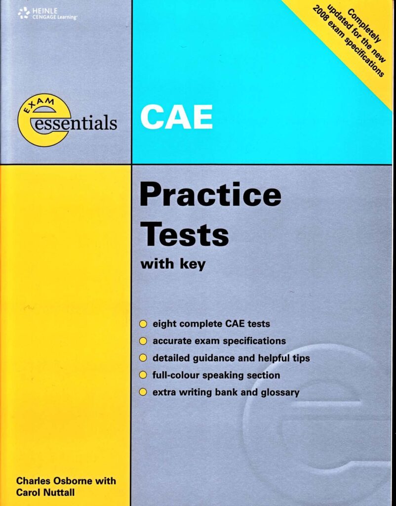 [Sách] Exam essentials CAE Practice Tests with key (Completely updated ...