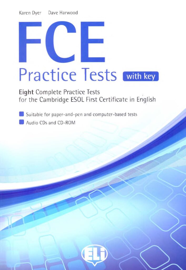 [Sách] FCE Practice Tests with Key Eight Complete Practice Tests for ...