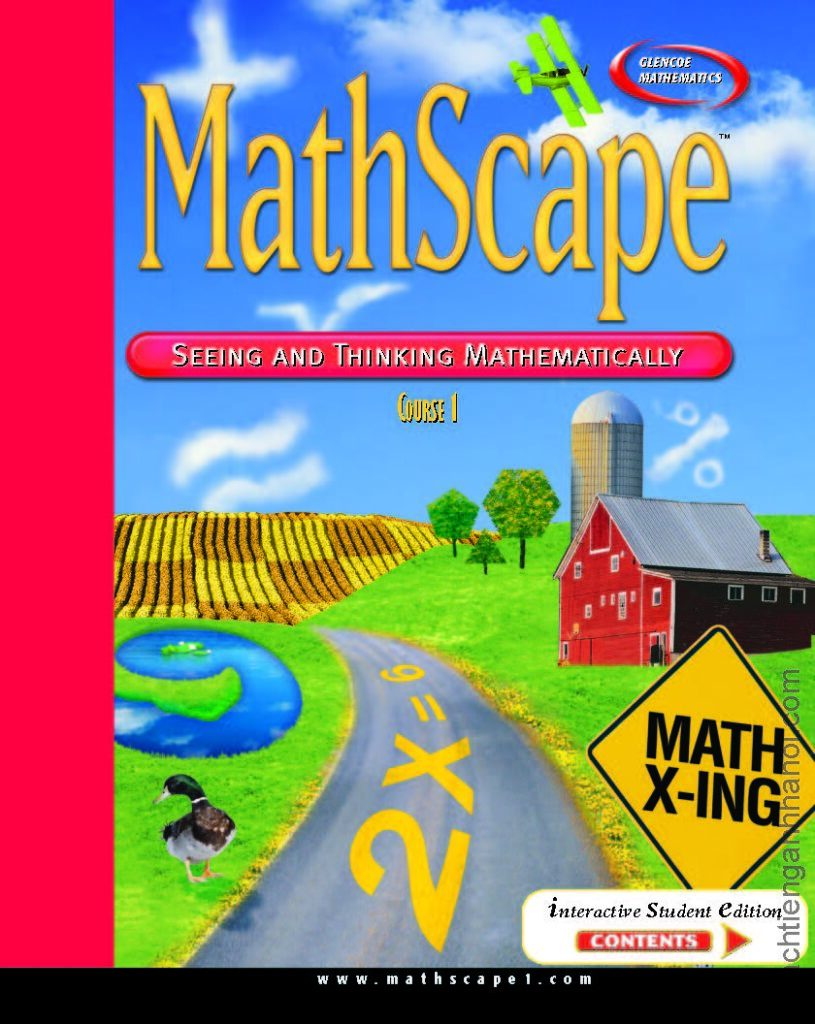 [Sách] GLENCOE MATHEMMATICS MathScape Seeing and Thinking Mathematically Course 1 – Interactive ...