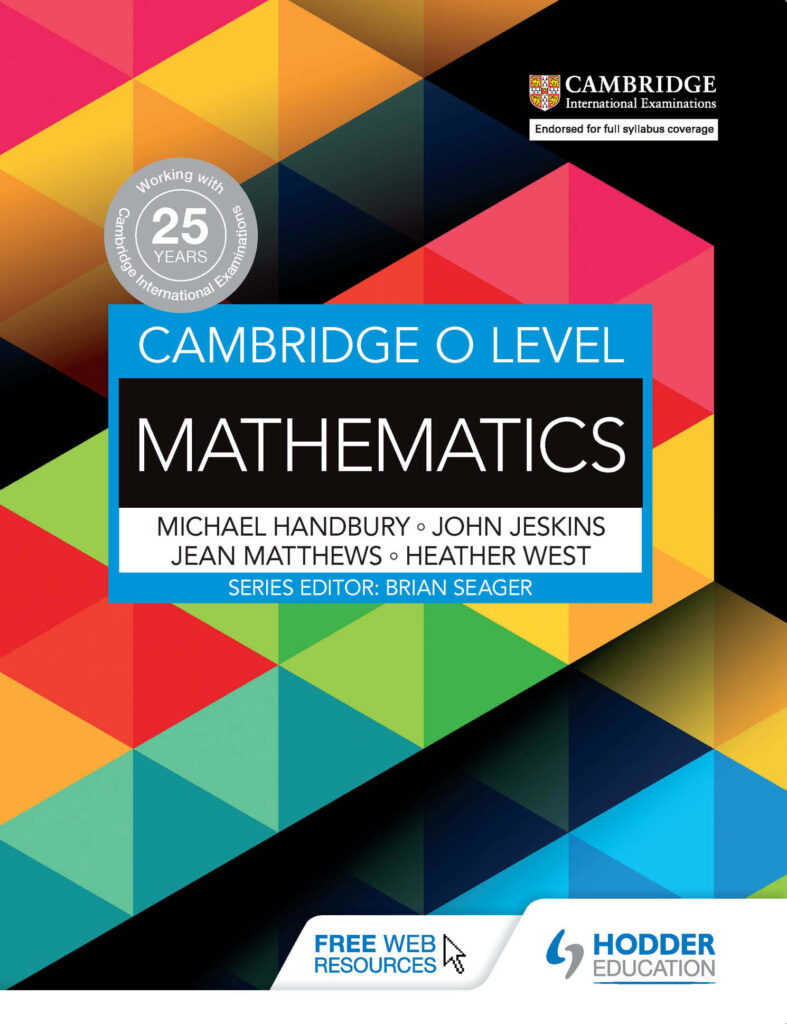 [Sách] Hodder Cambridge O Level Mathematics by Michael Handbury John Jeskins Jean Matthews ...
