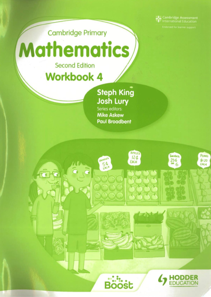 [Sách] Hodder Cambridge Primary Stage 4 Mathematics Workbook Second ...