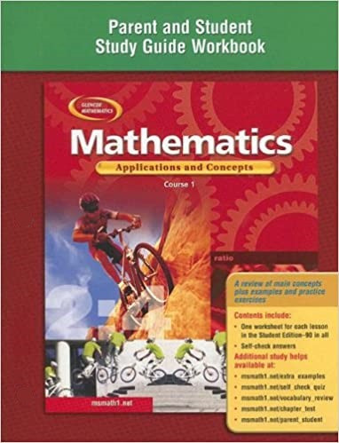[Sách] Mathematics: Applications and Concepts, Course 1, Parent and Student Study Guide Workbook ...