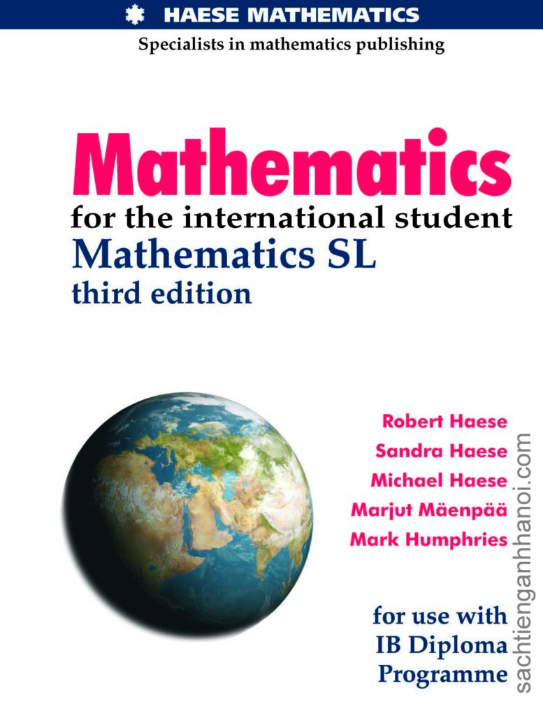 [Sách] Mathematics for the international student mathematics SL 3rd ...