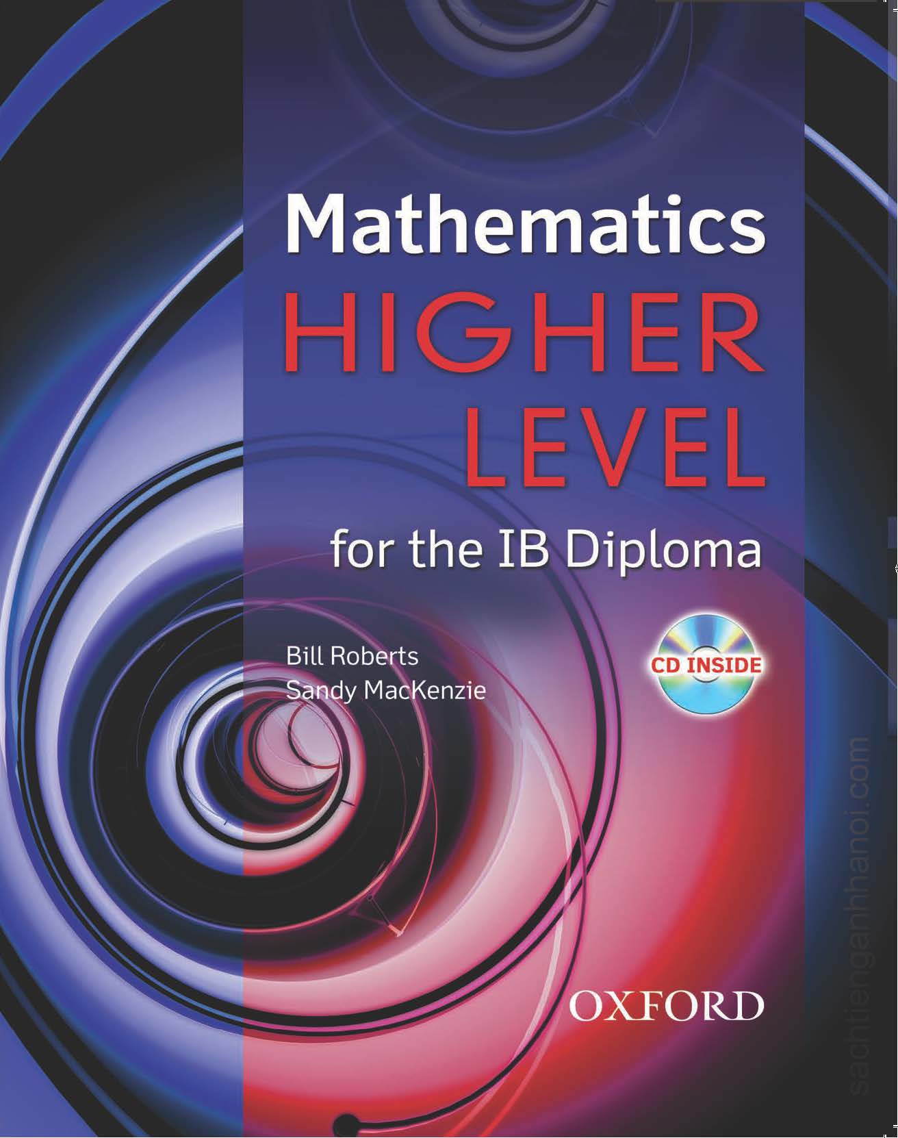 [Sách] Mathematics Higher Level for the IB Diploma by Bill Roberts ...