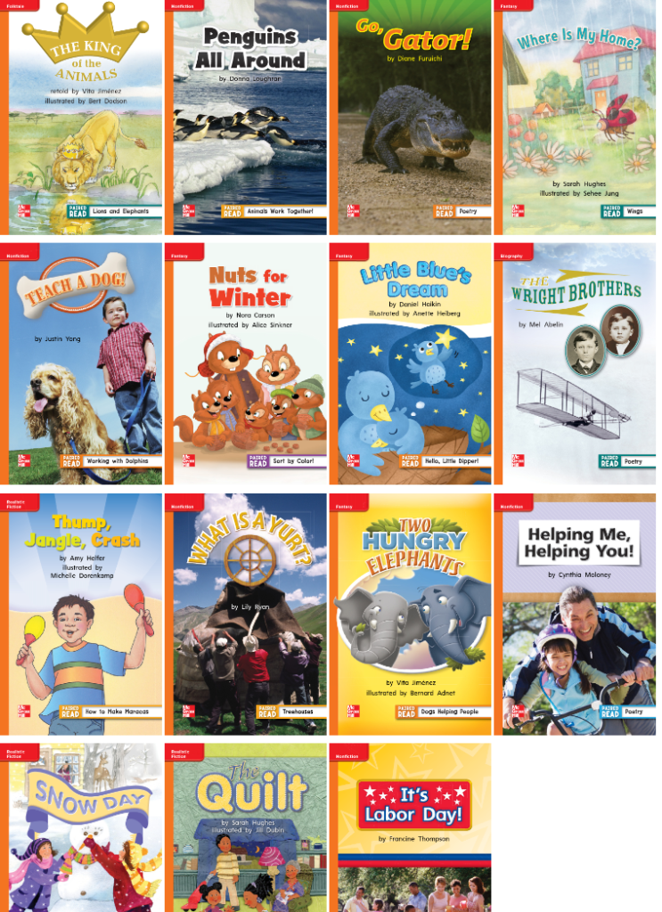 [Sách] McGraw-Hill Reading Wonders Grade 1 – Approaching level CUỐN 2 : Unit 4-6 (15 cuốn từ ...