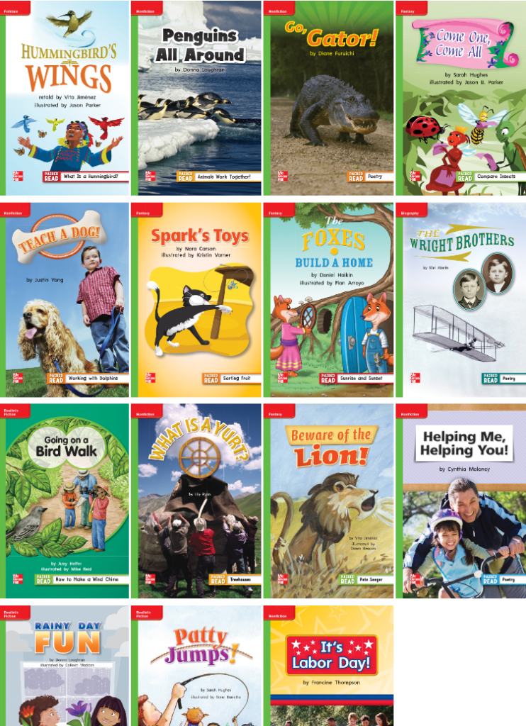 [Sách] McGraw-Hill Reading Wonders Grade 1 – Beyond level/ On level CUỐN 2 : Unit 4-6 (15 cuốn ...