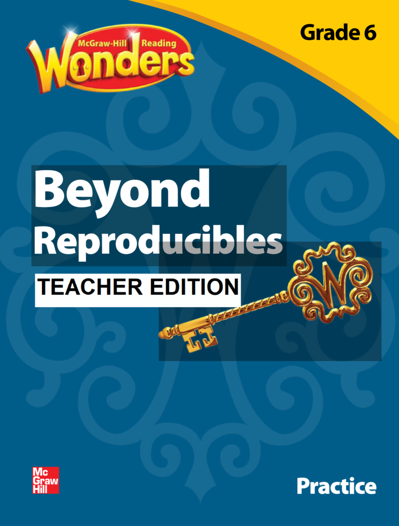 [Sách] McGraw-Hill Reading Wonders Grade 6 Beyond Reproducibles ...