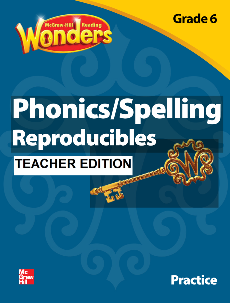 [Sách] McGraw-Hill Reading Wonders Grade 6 Phonics Spelling ...
