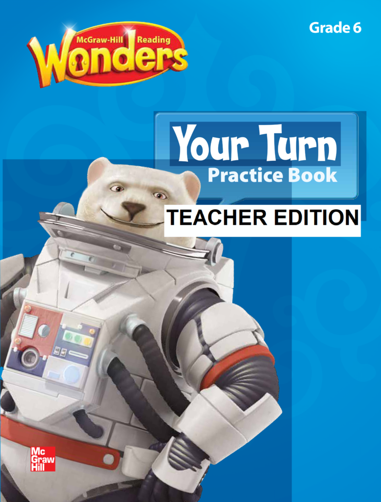 [Sách] McGraw-Hill Reading Wonders Grade 6 Your Turn Practice Book ...