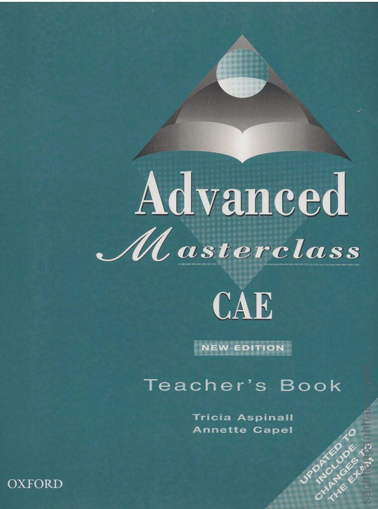 [Sách] Oxford – Advanced Masterclass CAE Teacher’s Book (New Edition) (2008 version) – Sách giấy ...