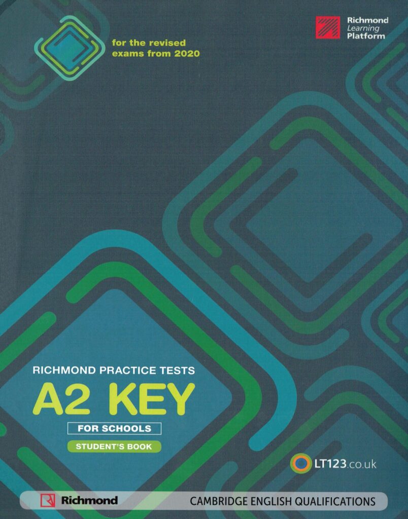[Sách] Richmond Practice Tests A2 Key for School (Exam from 2020 ...