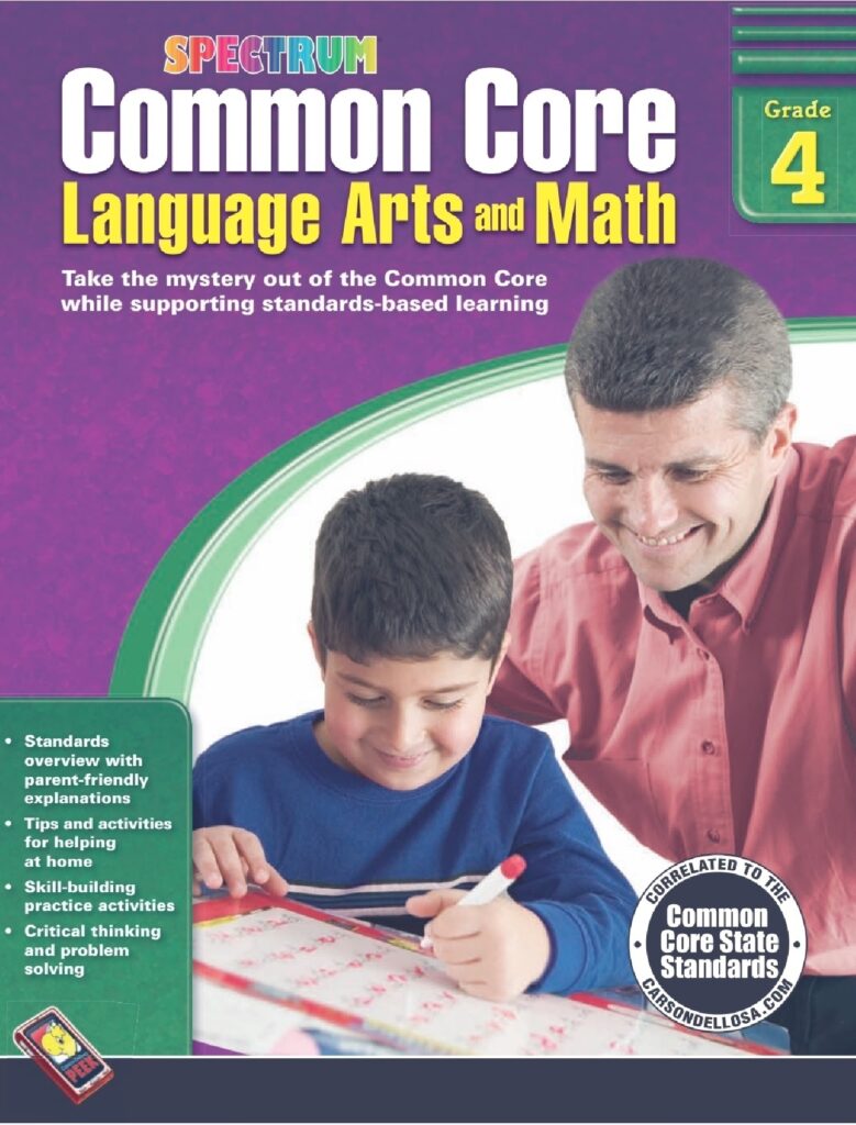 [Sách] Spectrum Grade 4 – COMMON CORE Language Arts and Math (có kèm ...