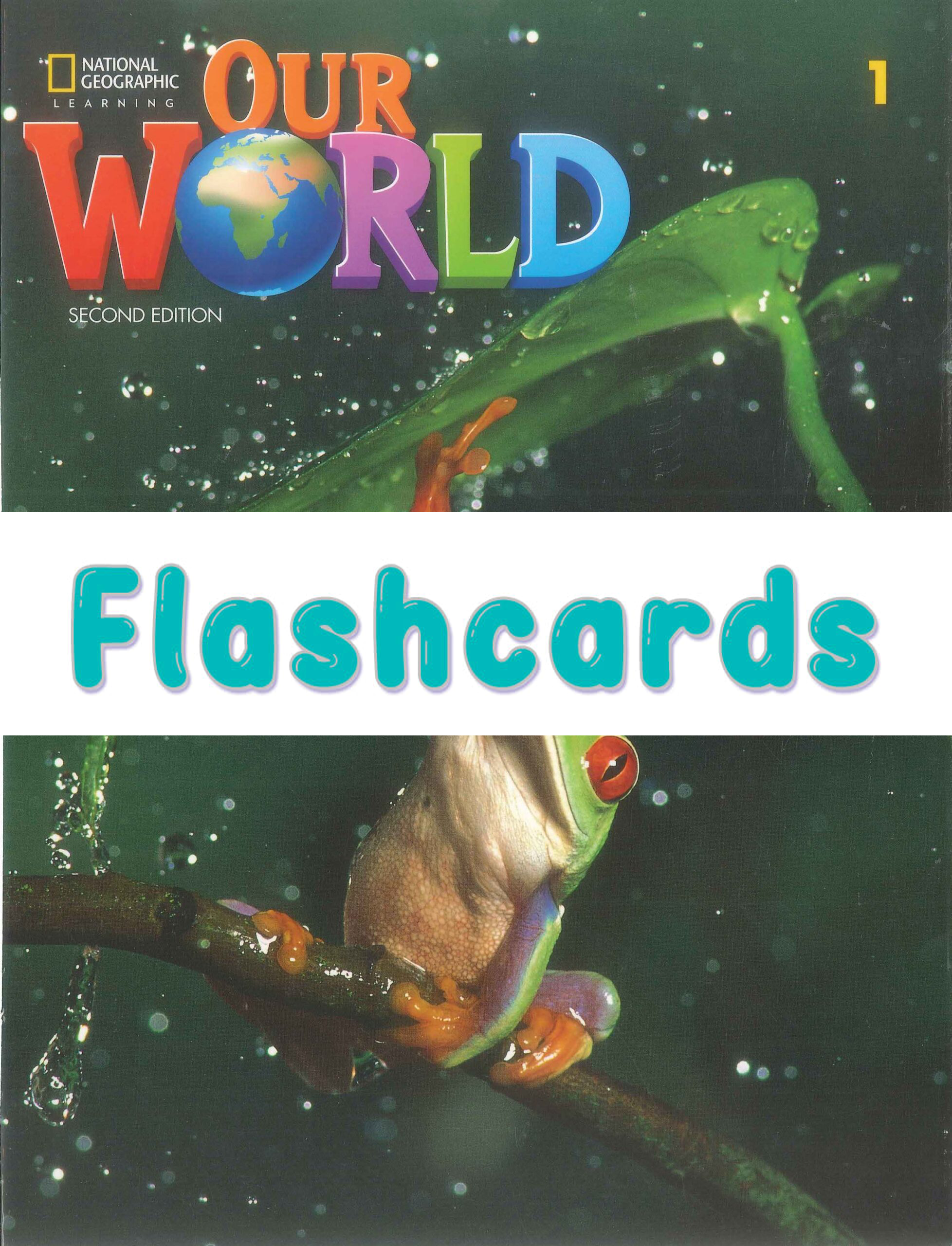 [THẺ FLASHCARD] Our World 1 AME English (2nd Edition) 163 thẻ, ép ...