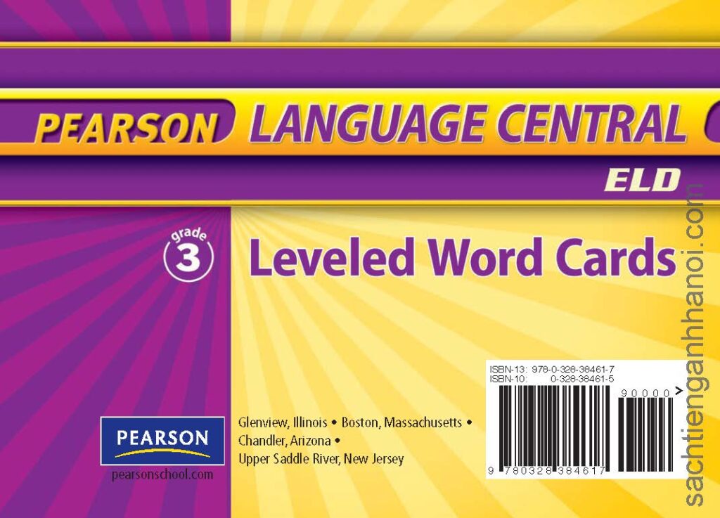 [THẺ FLASHCARD] Pearson Leveled Word Cards, Grade 3 – 209 thẻ, ép ...
