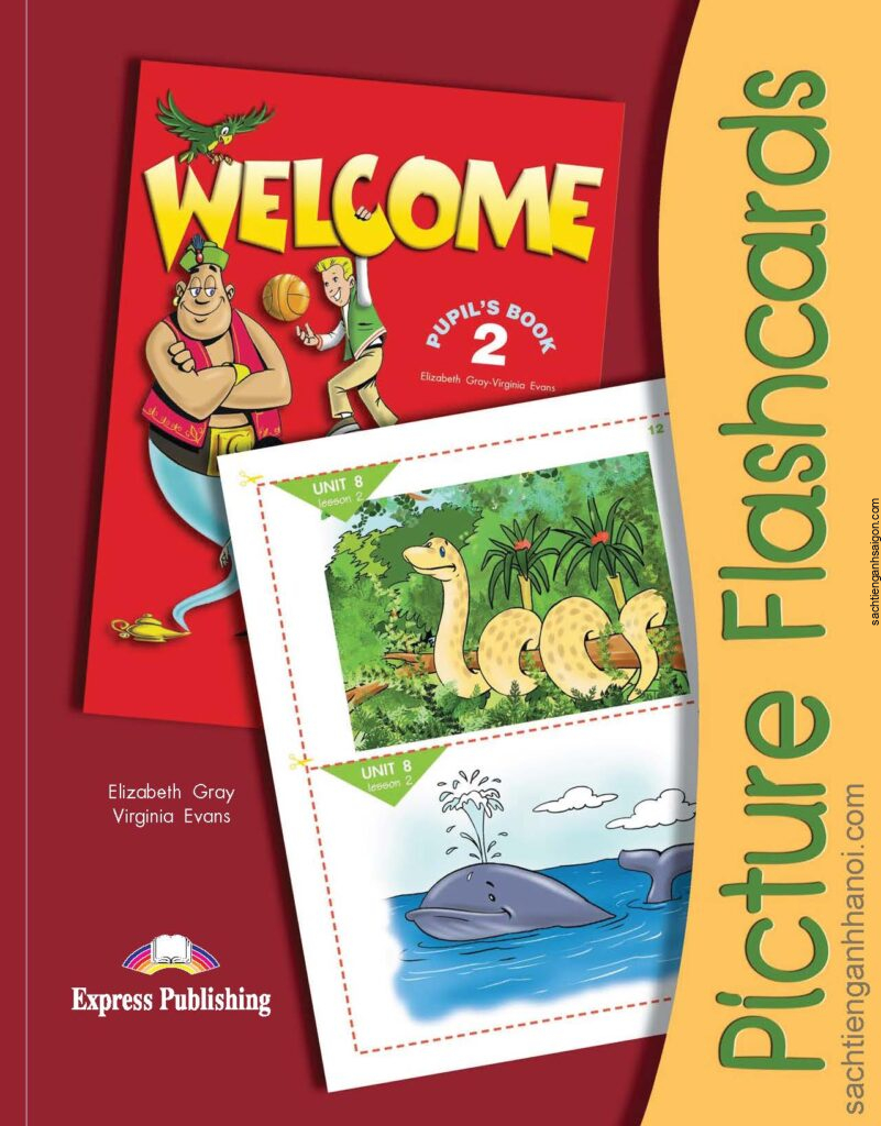 [THẺ FLASHCARD] Picture Flashcards for Welcome 2 – 357 thẻ cỡ A5 , ép ...