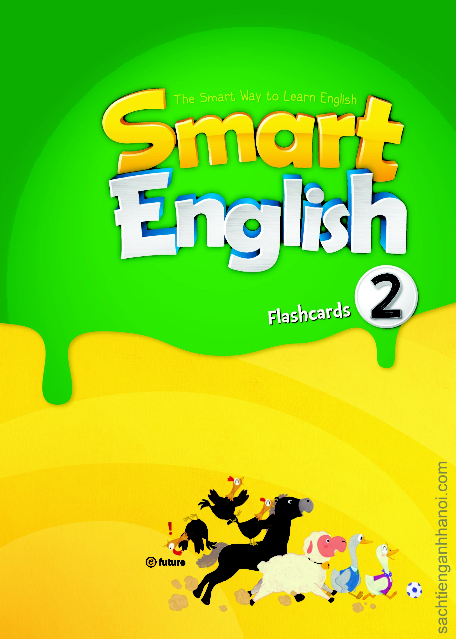 [THẺ FLASHCARD] Smart English 2 – 90 thẻ, cỡ A5, ép plastics (1st ...
